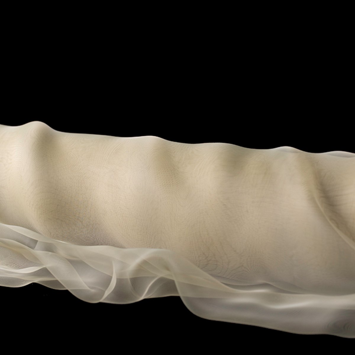 STABILTEX (polyester crepeline) Olivengrøn - Tetex/Stabiltex (polyester ...